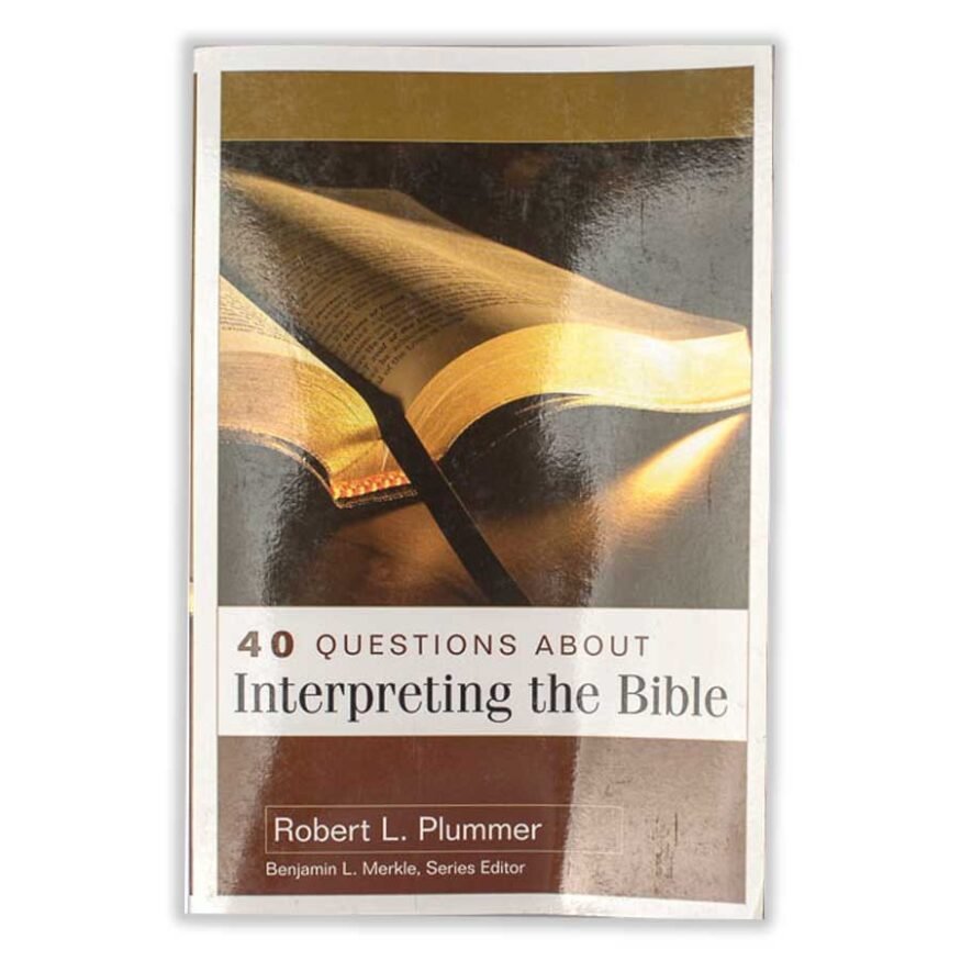 40 Questions About Interpreting the Bible – Catholic Book Centre, Accra